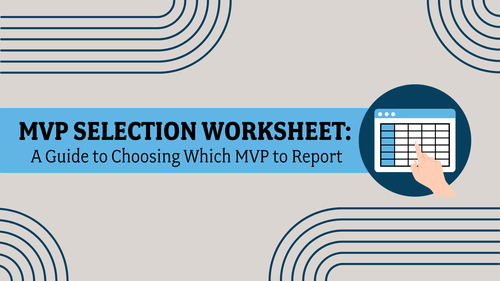 [Download] 2025 MVP Selection Worksheet: A Guide to Choosing Which MVP ...