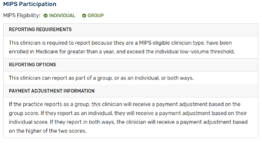 MIPS 2021 Requirements