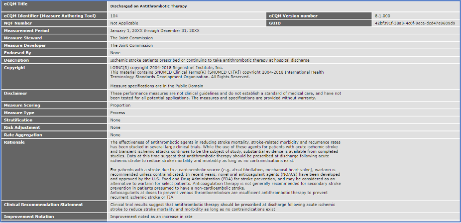 How to read an eCQM specification